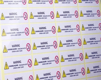 Toy Warning Labels | Etsy