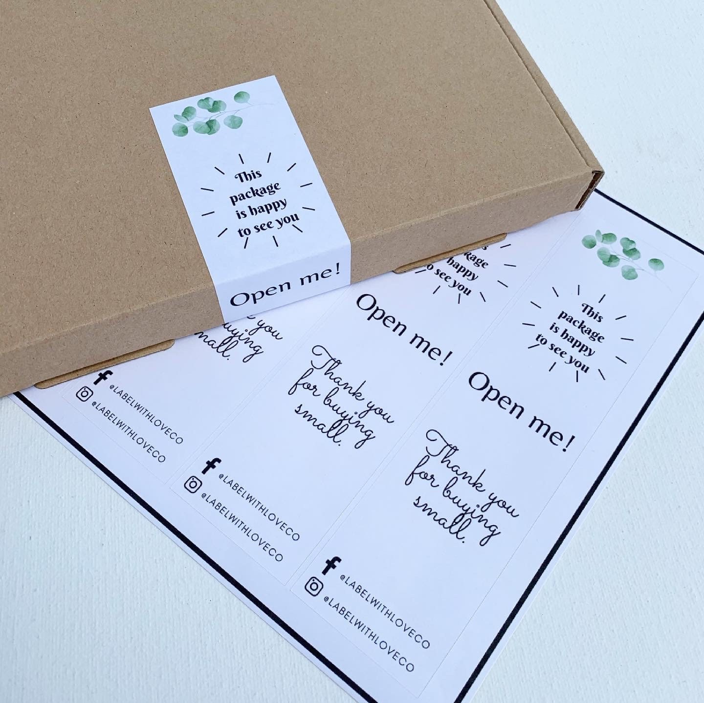 Pegatinas de sellos de caja / selladores de caja de franqueo / | Etsy