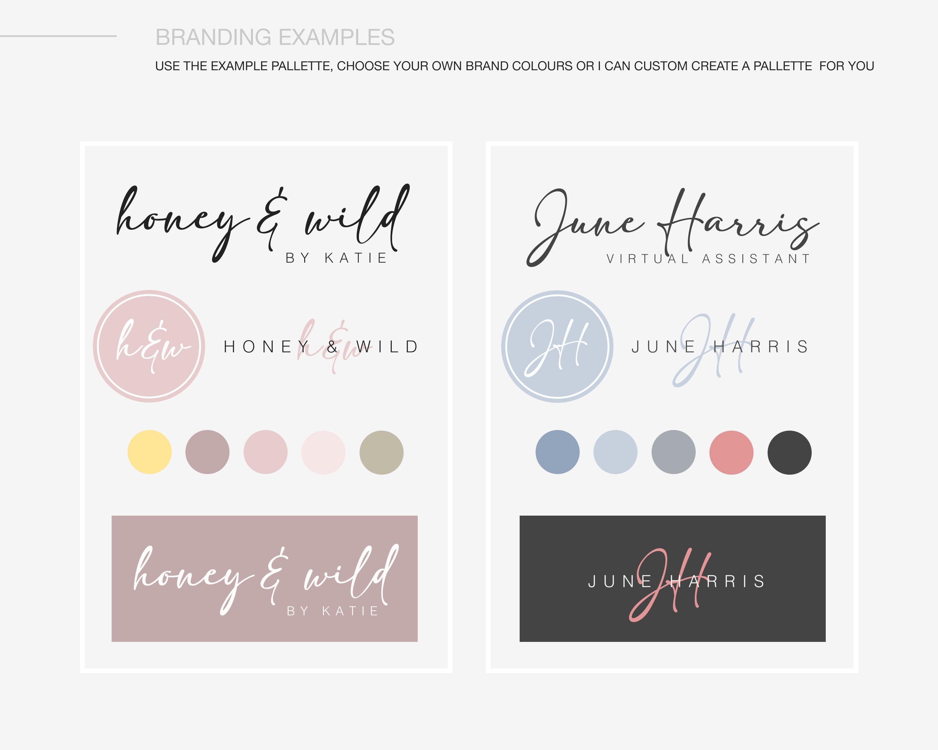 Modern Logo - Aesthetic Logo - Full Business Branding - Minimal Logo ...