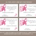 Printable BREAST CANCER Donation Enclosure Card, Customizable (digital ...