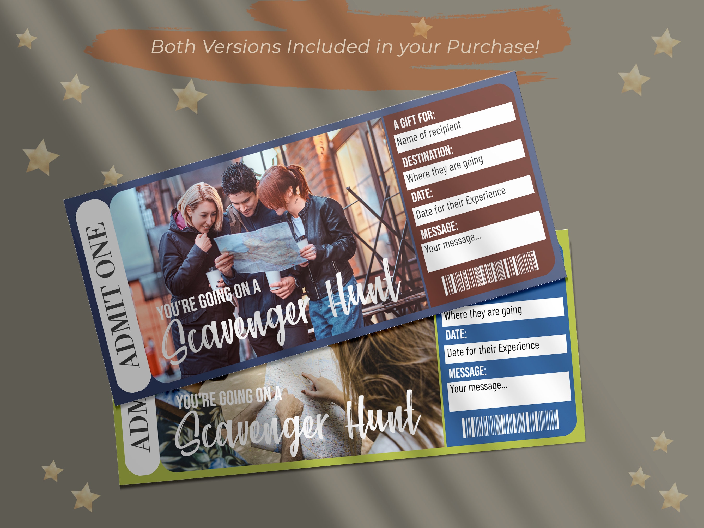 Printable URBAN SCAVENGER HUNT, Team Building Activity, Gift Reveal ...