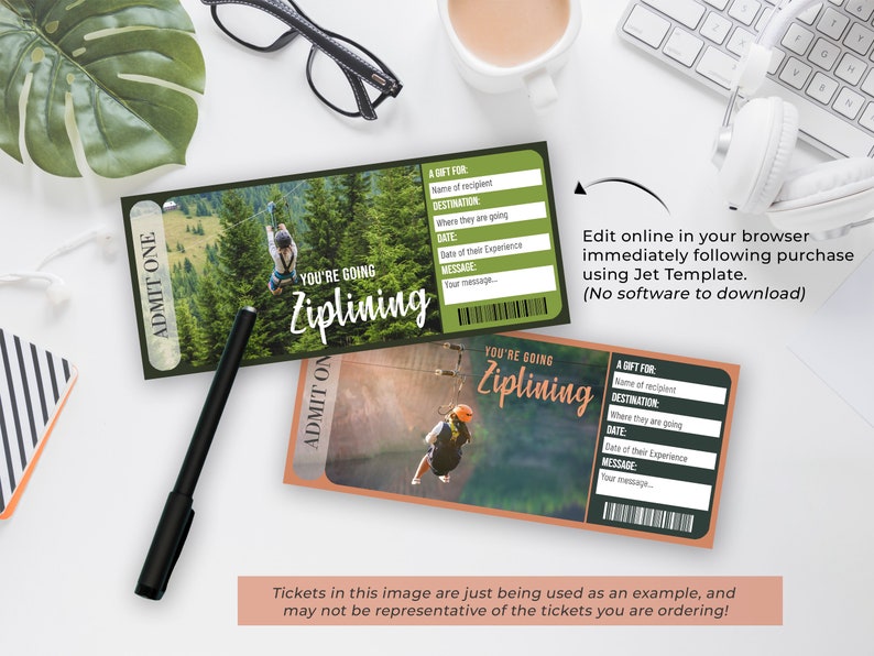 Printable KIDS ARCADE Surprise Reveal Ticket, Gift Voucher, Editable ...