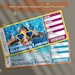 Printable SWIMMING LESSONS Surprise Reveal Ticket, Gift Voucher ...