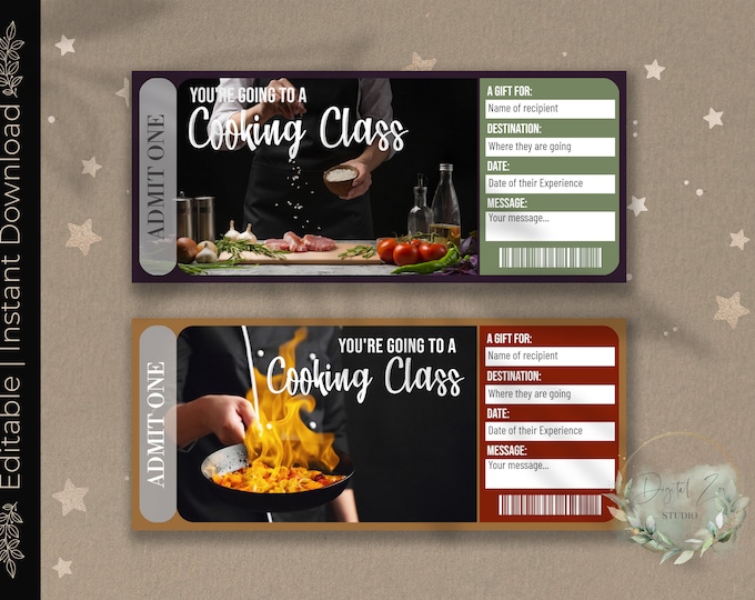 Printable Kids SKIING Surprise Reveal Ticket, Gift Voucher, Editable ...