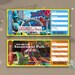 Printable KIDS AMUSEMENT PARK Surprise Reveal Ticket, Gift Voucher ...