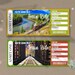 Printable TRAIN RIDE Surprise Reveal Ticket, Gift Voucher, RAIL Tour ...
