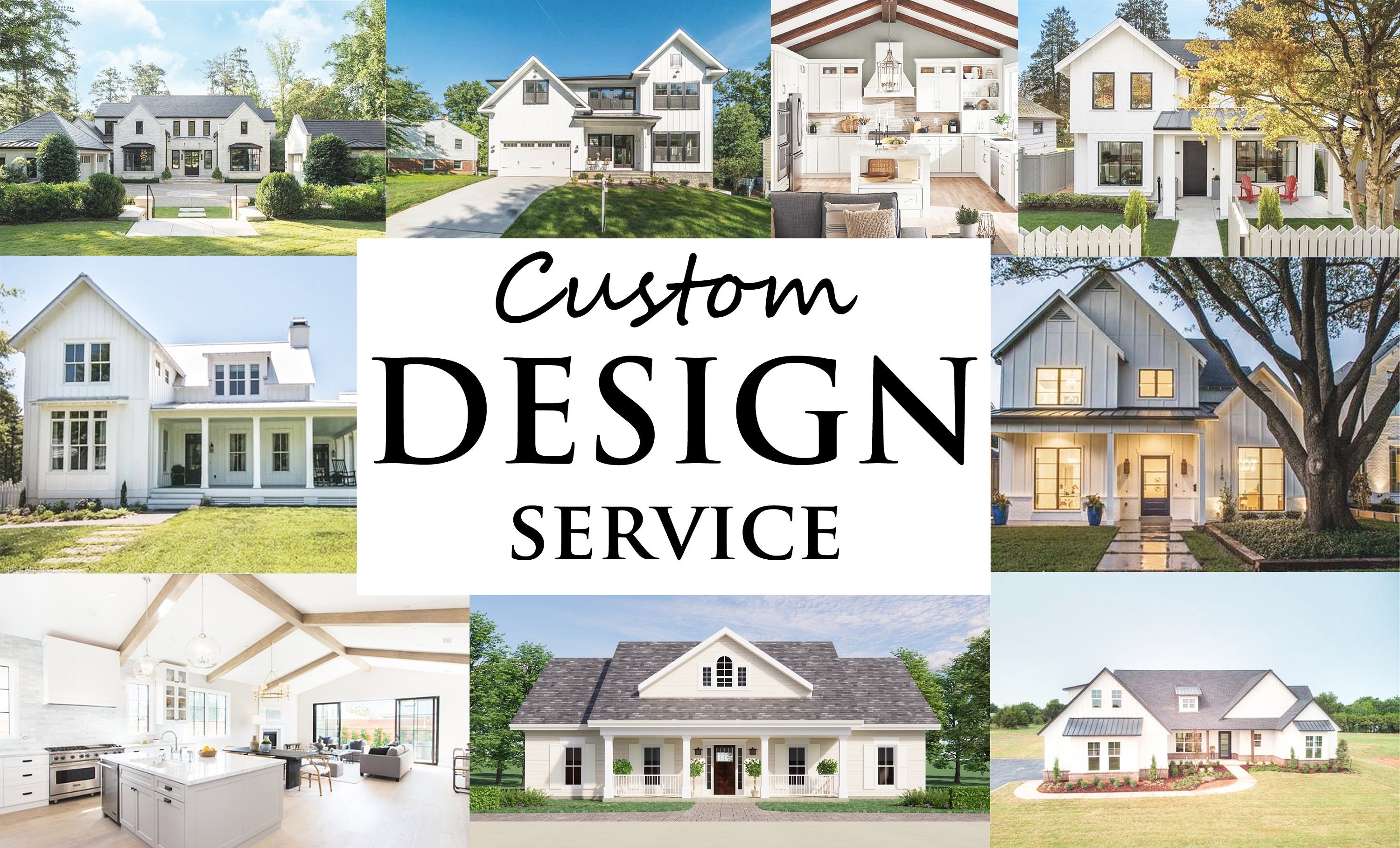 Custom House Design Concept Drawings Floor Plan, Exterior Elevations ...