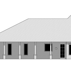 Affordable Brick Homestead 3 Bed 3 Bath (55' X 46') 1823 SF Custom ...