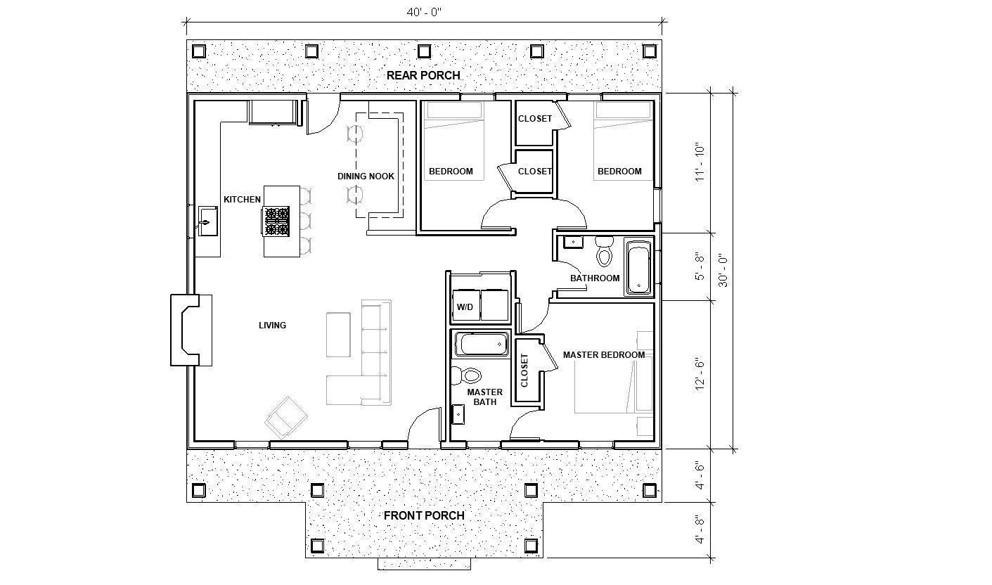 40x30 Floor Plans Metal Building House Plans And Floor Plans