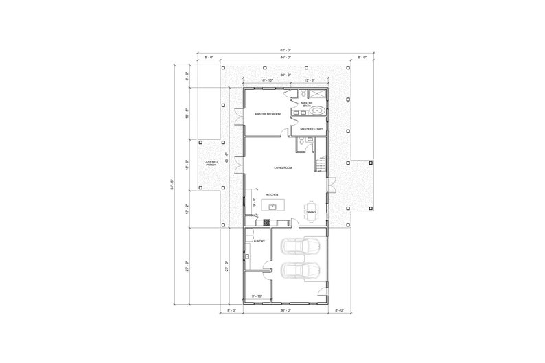 Custom Crystal Springs 2 Level Barndominium House Plan Design - 5 Bed 3 ...