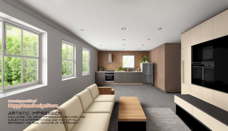 Two Car ADU Garage Apartment 28' X 32' - Architectural Plan With Elevations & Materials ...