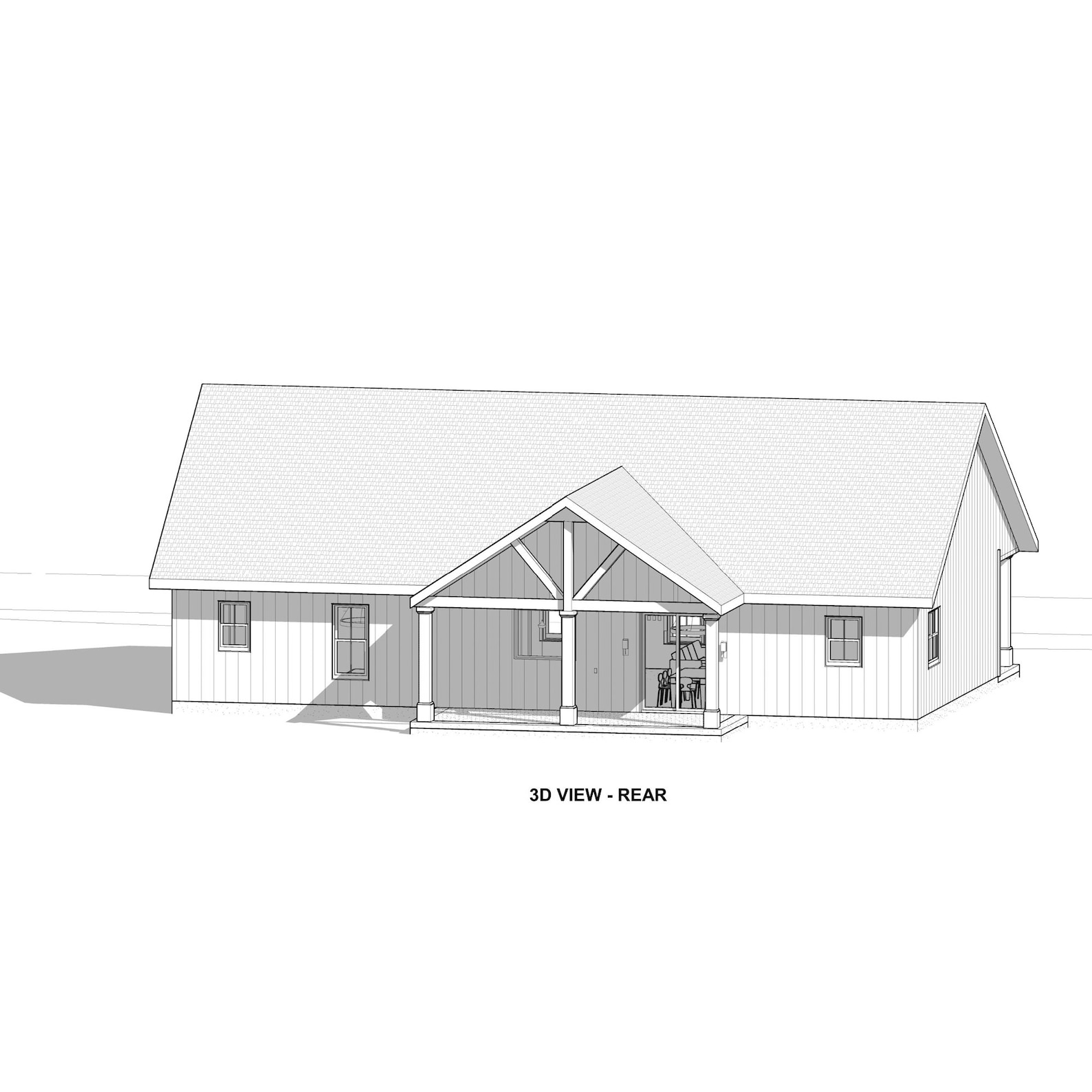 Homestead 3 Bed 2.5 Bath (60'x30') 1800 SF Custom House Plans and ...