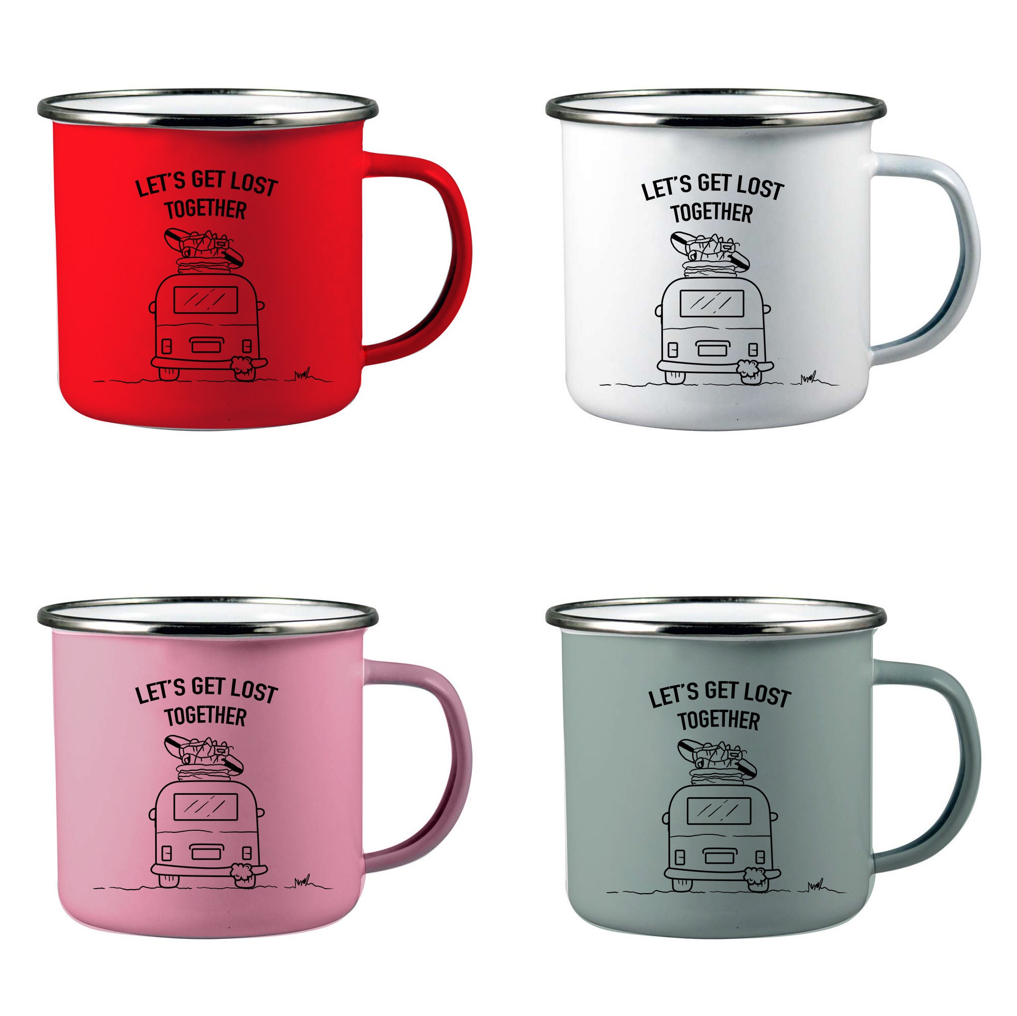 Custom Enamel Mug Enamel cup Travel mug Coffee mug | Etsy