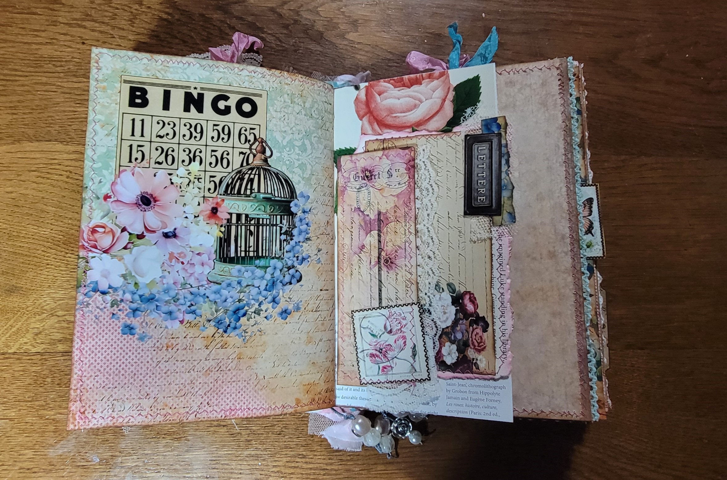Pink Shabby Journal - Etsy
