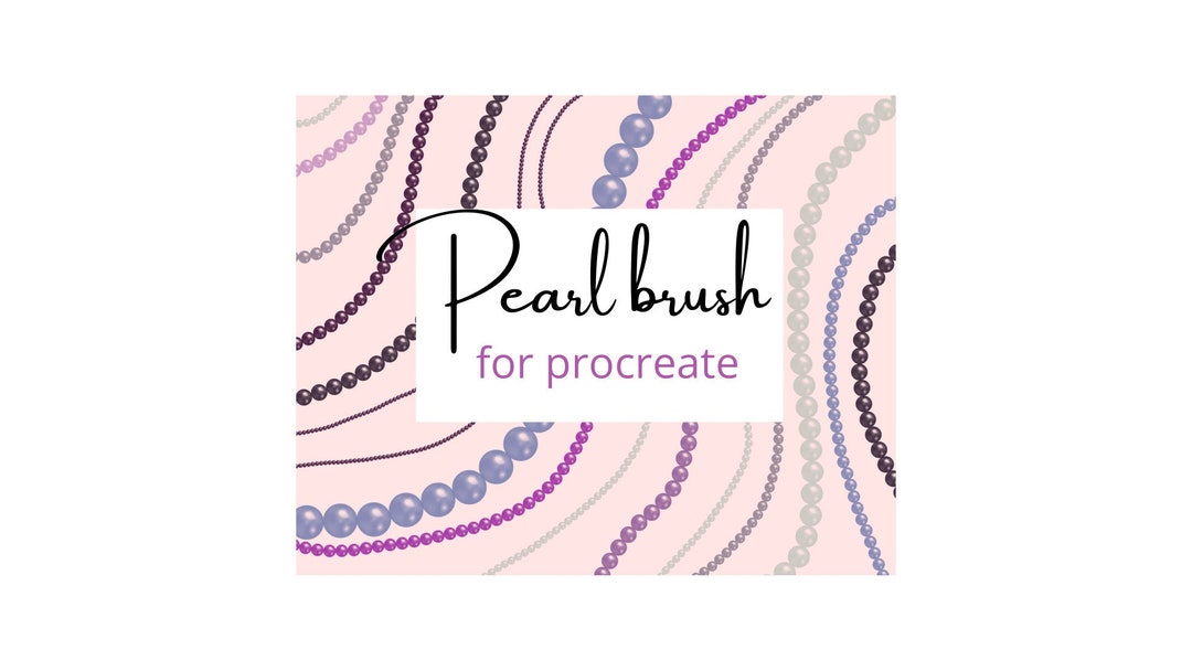 Pearl Brush for Procreate . Procreate Brushes. Procreate Bead Brush - Etsy