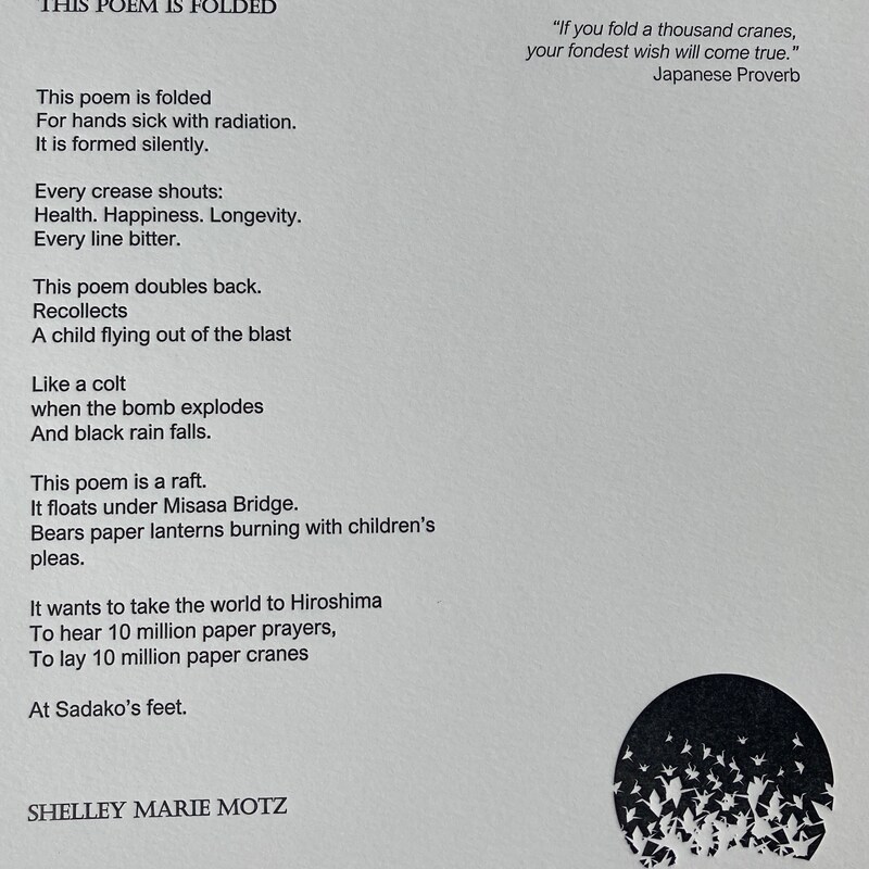 Poetry Broadside - Etsy