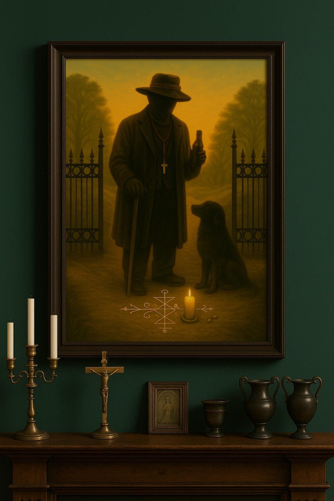 Papa Legba – Vodou Spirit of the Crossroads | Digital Art Print ...