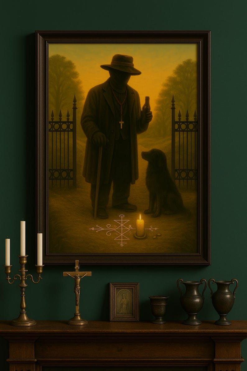 Papa Legba – Vodou Spirit of the Crossroads | Digital Art Print ...