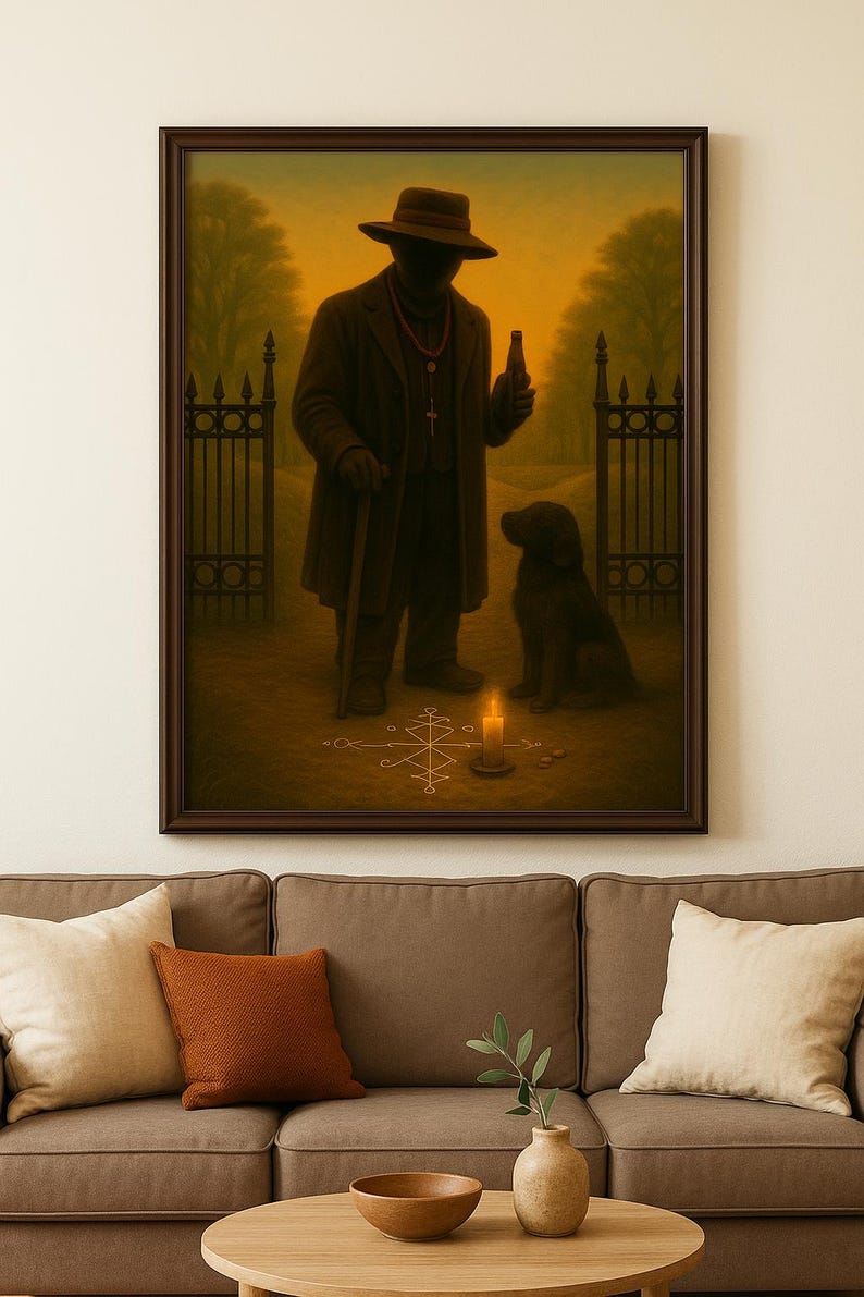 Papa Legba – Vodou Spirit of the Crossroads | Digital Art Print ...