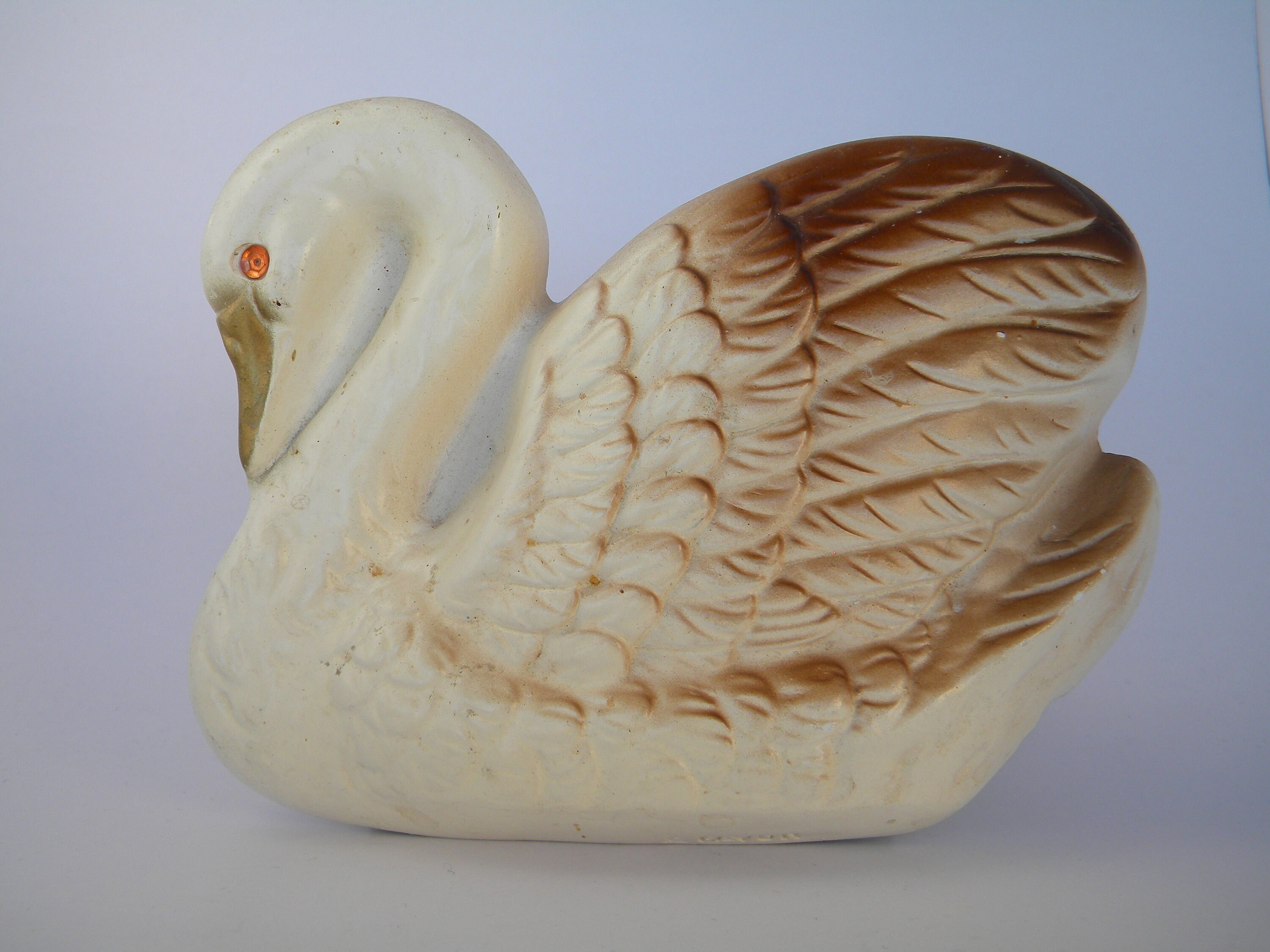 Vintage Chalkware Swan Favor Ware Wall Plaque Chalk Ware Bird - Etsy
