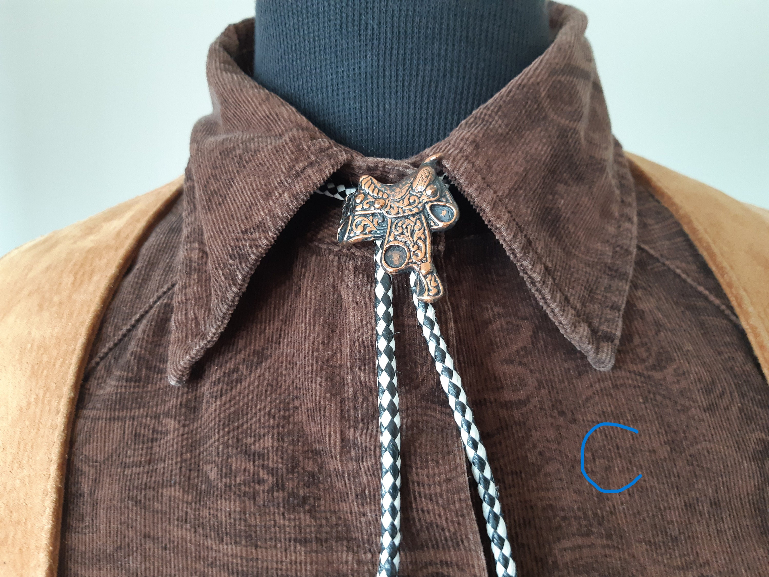 Bolo Ties Vintage Western String Ties Cowboy Look - Etsy