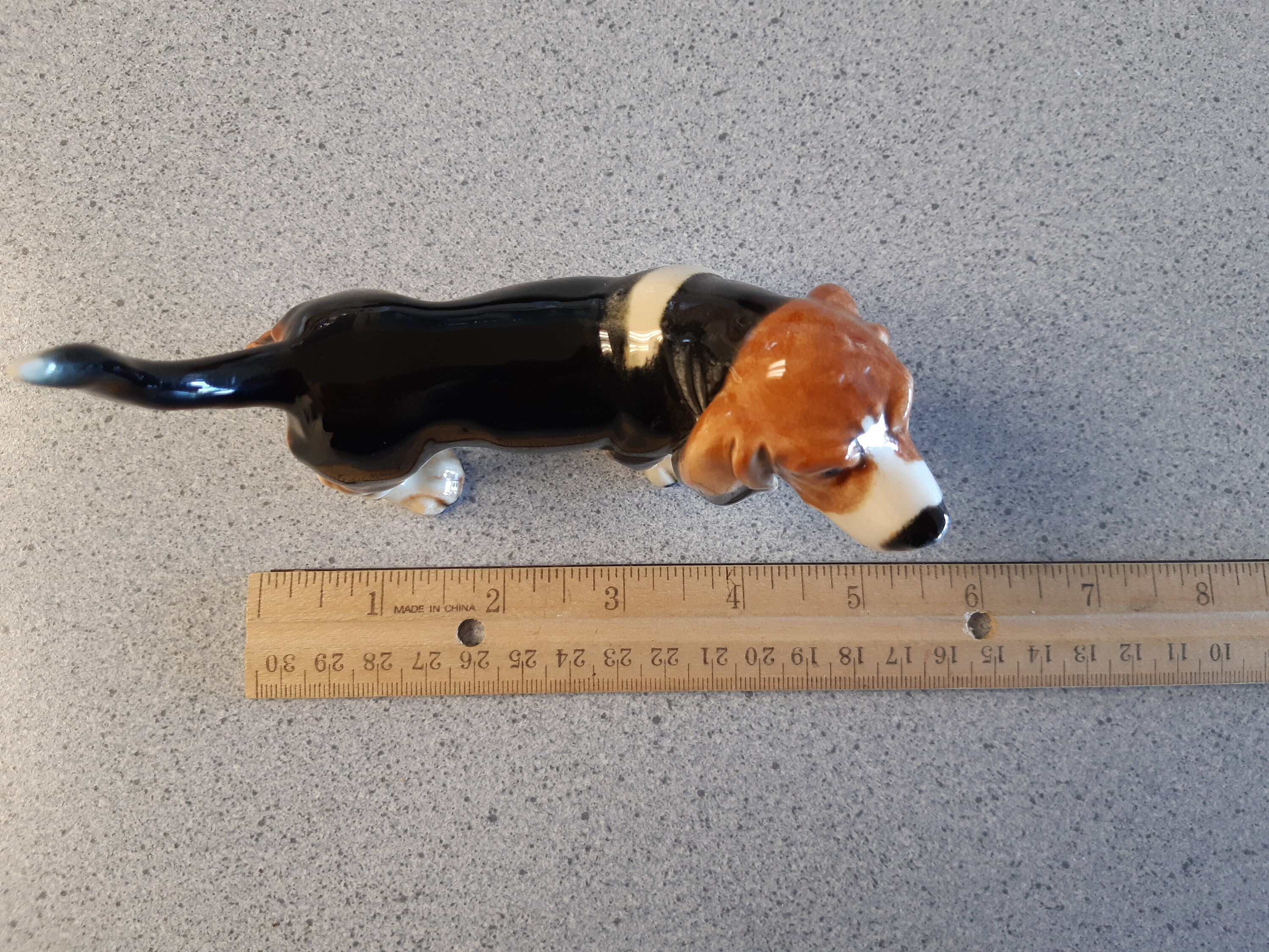 Basset Hound Figurine Goebel West Germany 30109 Ceramic 1980s - Etsy