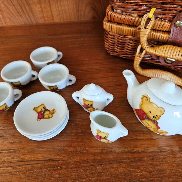Bear Tea Set - Etsy