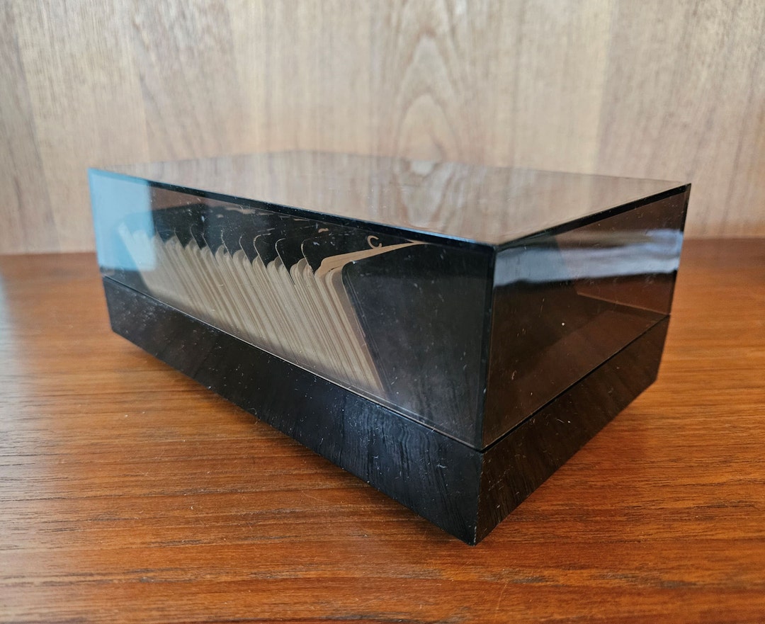 Vintage Card File Eldon Office Products Like a Rolodex Includes Blank ...