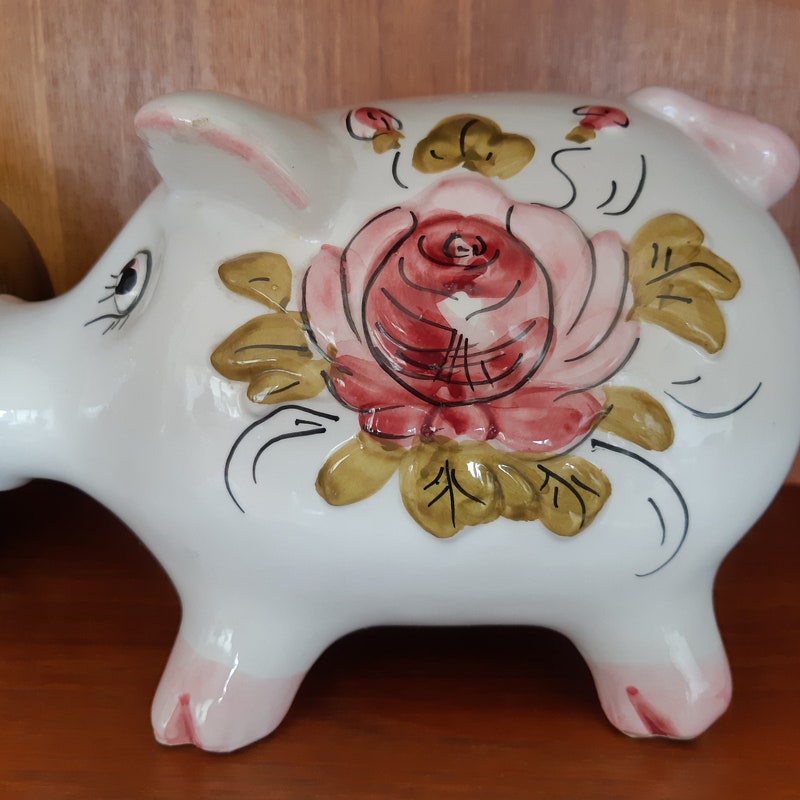 Vintage Piggy Bank - Etsy