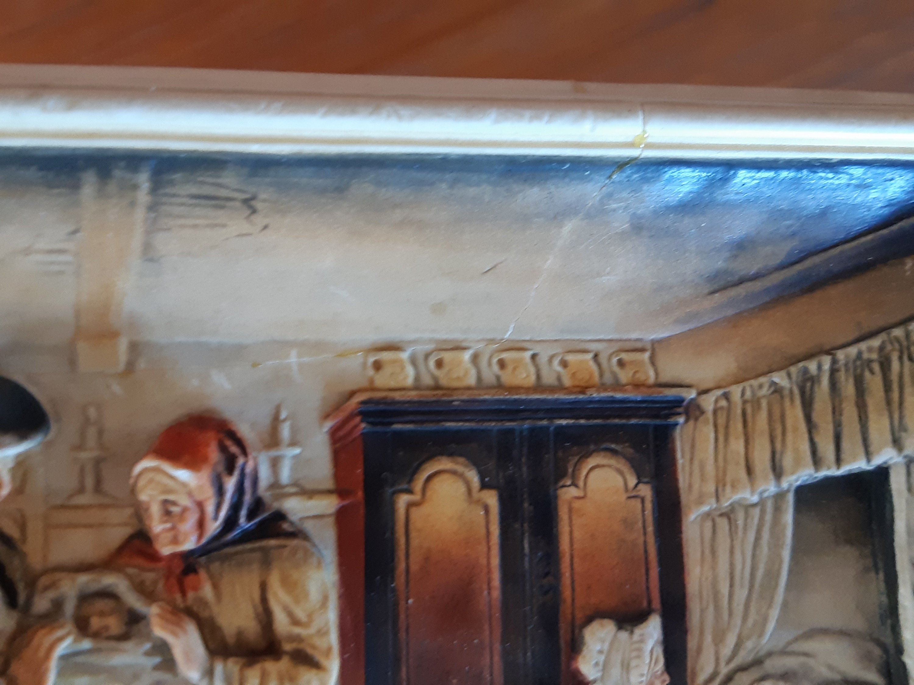 Ivorex Robbie Burns' Birthscene Arthur Osborne Made in England Plaque ...