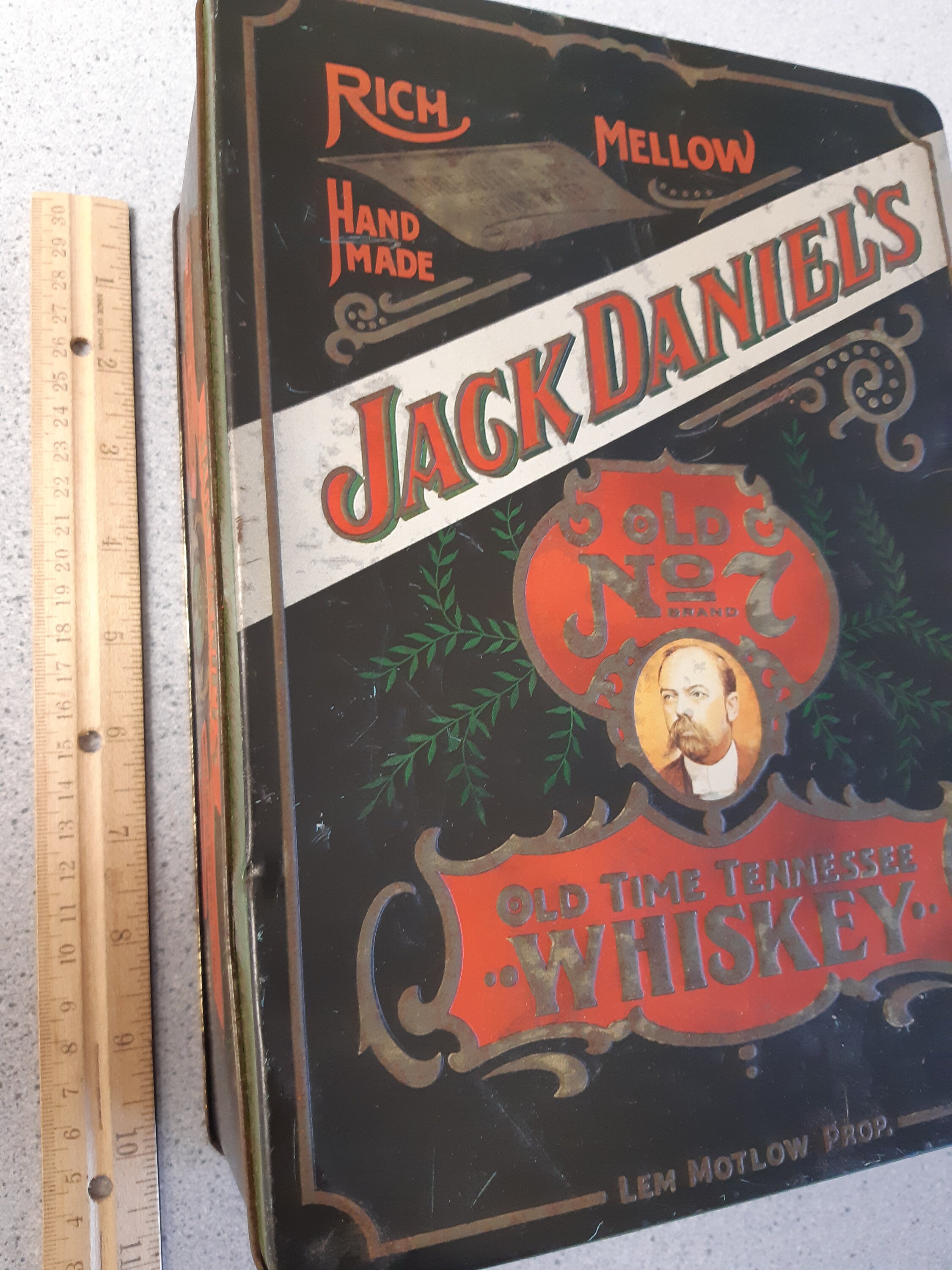 Jack Daniel's Tin Box Tennessee Whiskey Large Vintage - Etsy