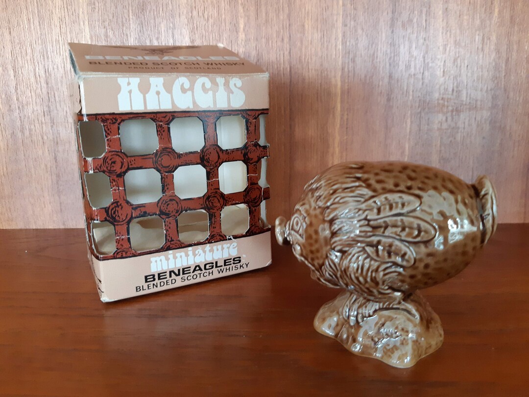 Haggis Miniature Scotch Whiskey Decanter Beneagles Beswick Ceramic With ...