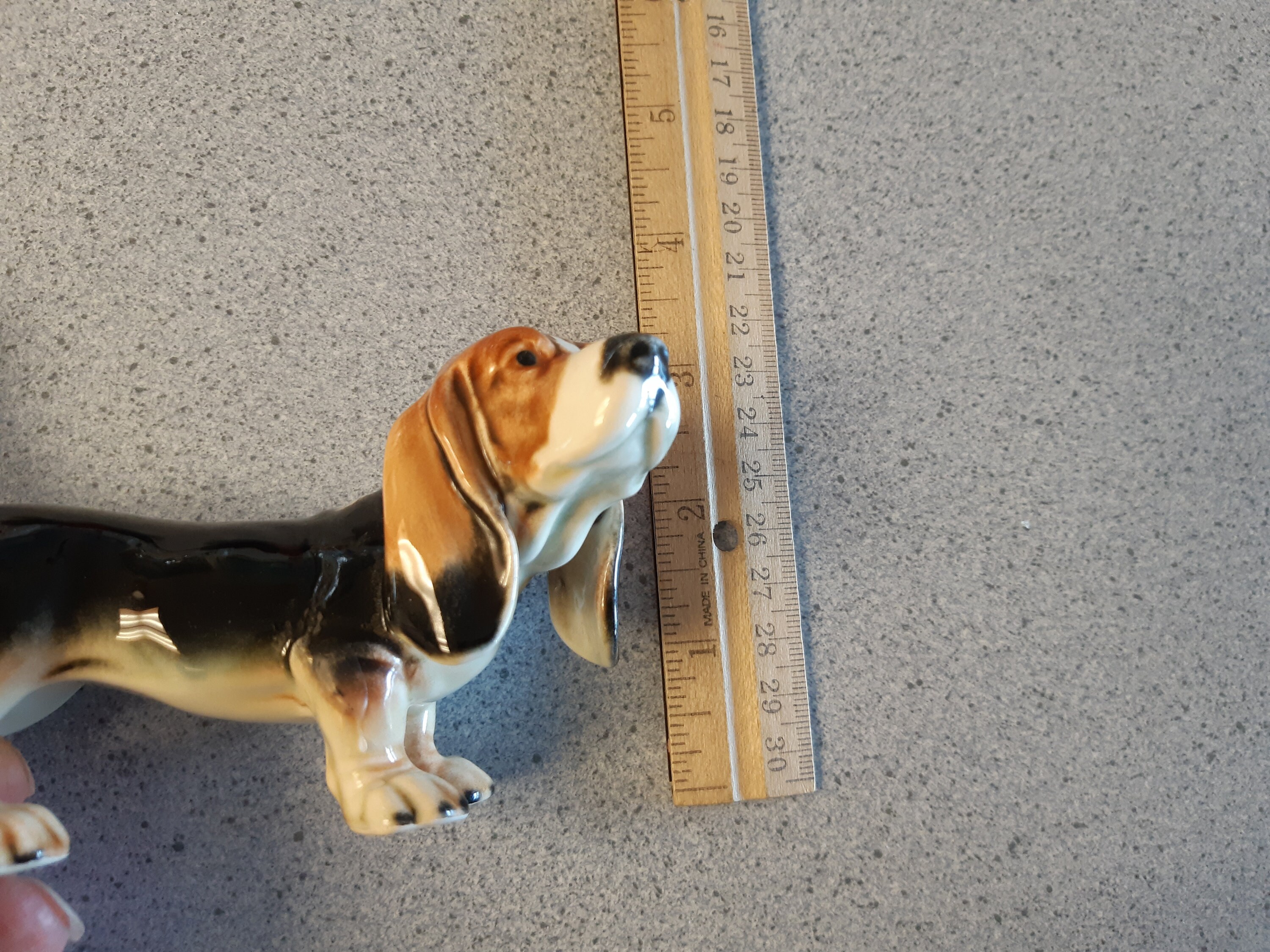 Basset Hound Figurine Goebel West Germany 30109 Ceramic 1980s - Etsy