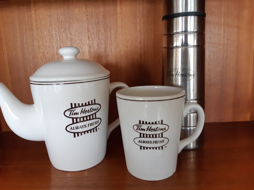 Tim Hortons Coffee Tea Grouping Mug Tea Pot Thermos - Etsy