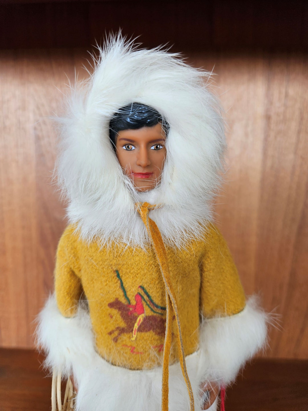 Doll Indigenous Canadian Souvenir Parka and Snowshoes Creations Du ...