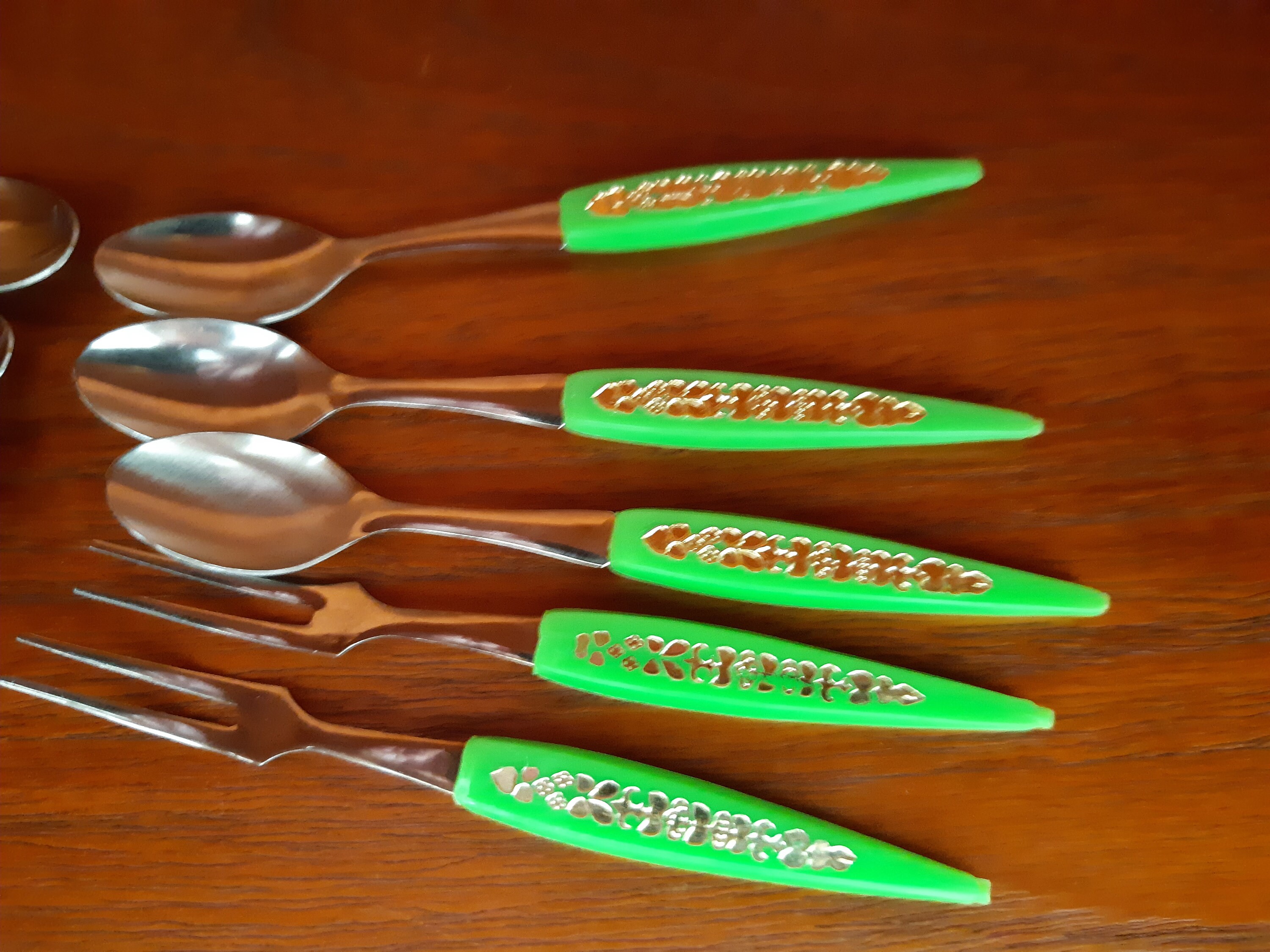 Vintage Cocktail Little Forks and Spoons Set of 10 With Two - Etsy