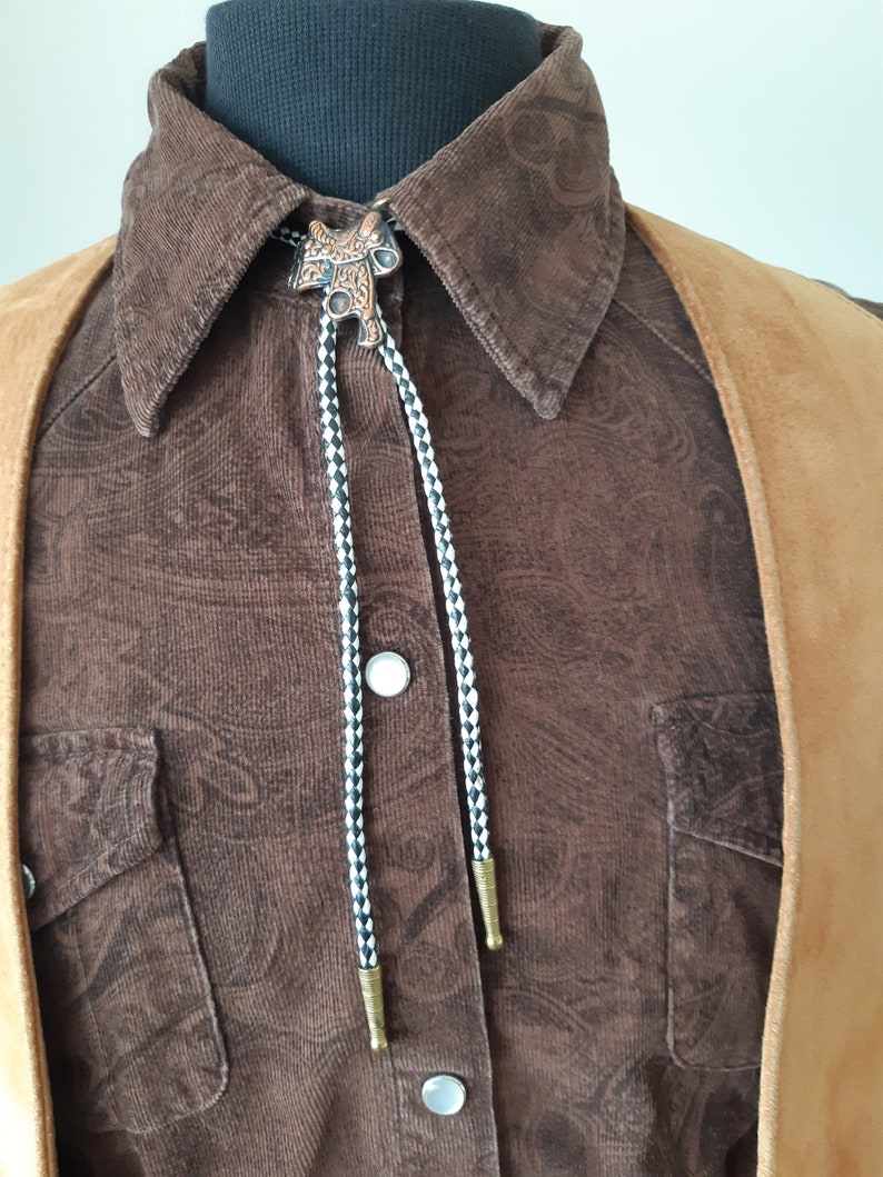 Bolo Ties Vintage Western String Ties Cowboy Look - Etsy