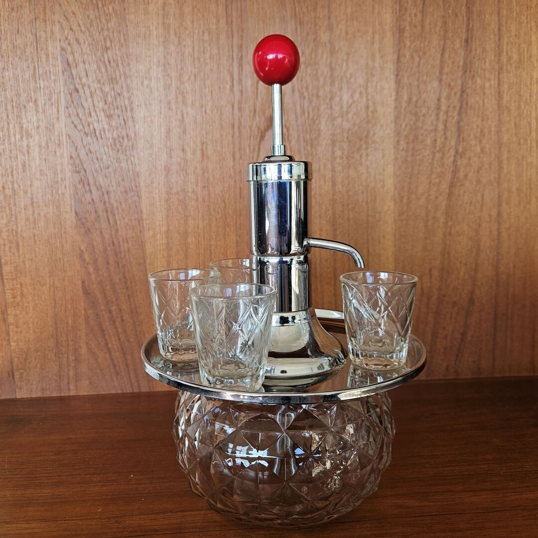 Merry-go-round Revolving Bar Drink Dispenser Decanter - Etsy