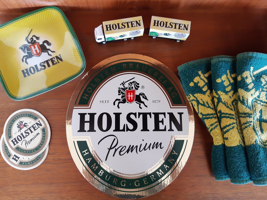 Holsten Beer Package Wall Plaque Bar Towels Tip Tray Toy Truck - Etsy