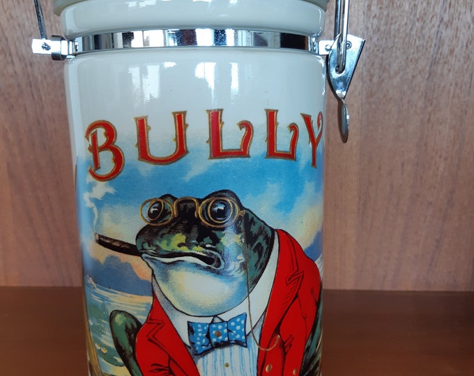 Humidor Ceramic Colibri Bully Cigar Label Design Cigar Cigarette ...