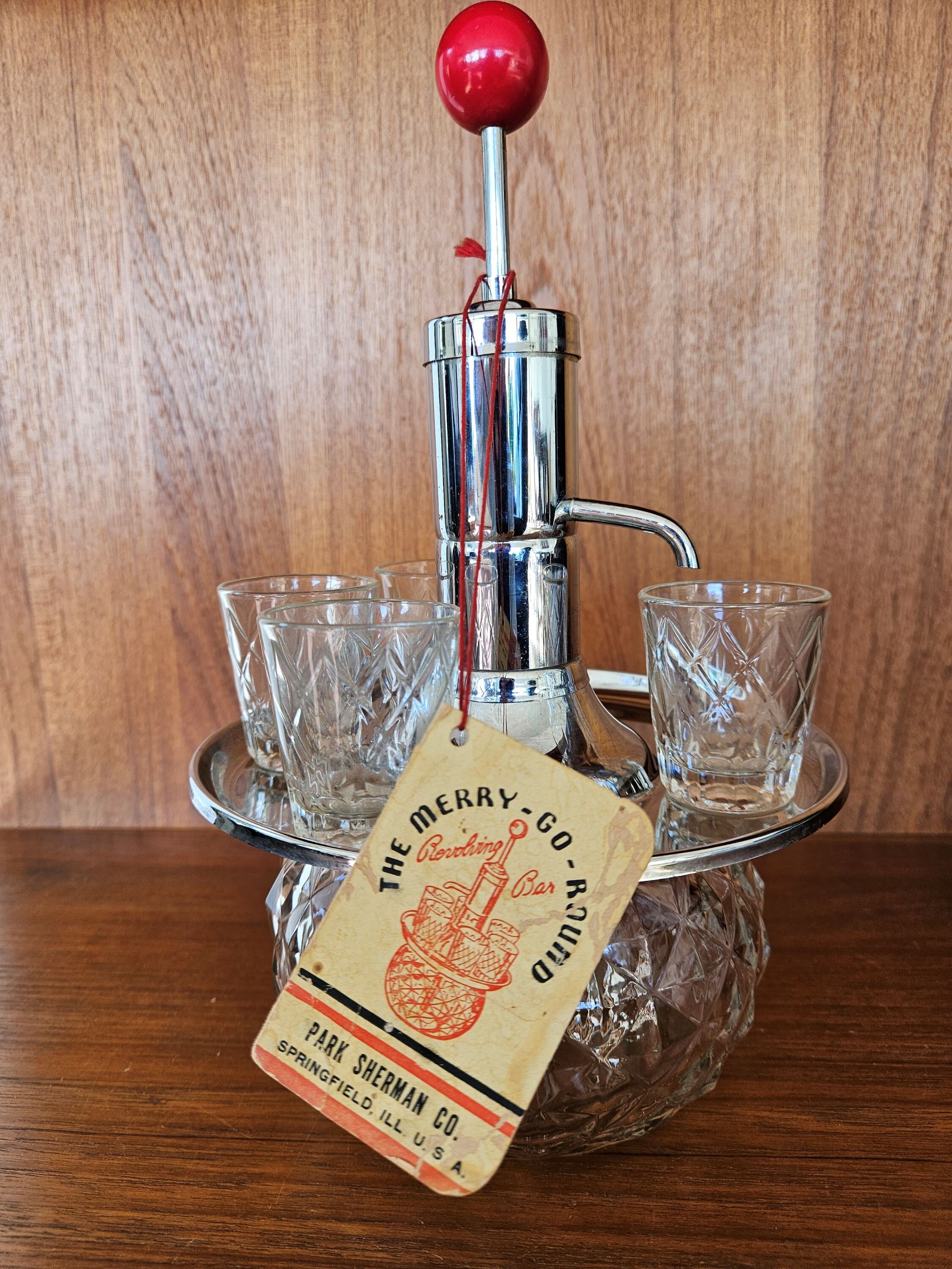 Merry-go-round Revolving Bar Drink Dispenser Decanter - Etsy