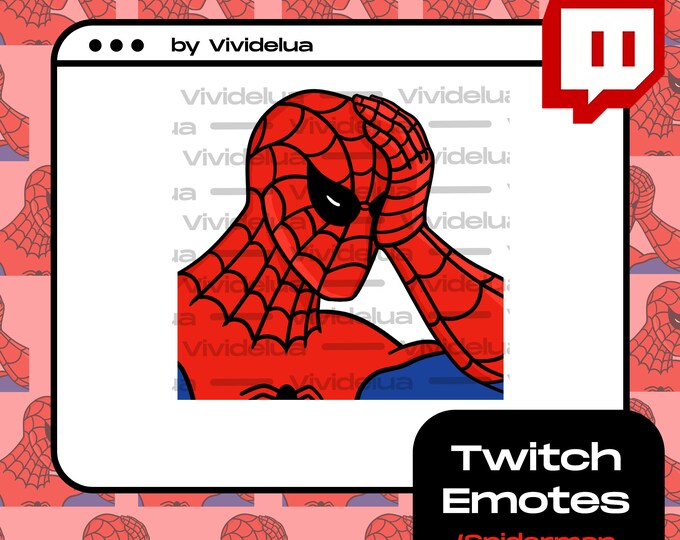 Twitch Emote Spiderman Emote Spiderman Meme Funny Meme - Etsy