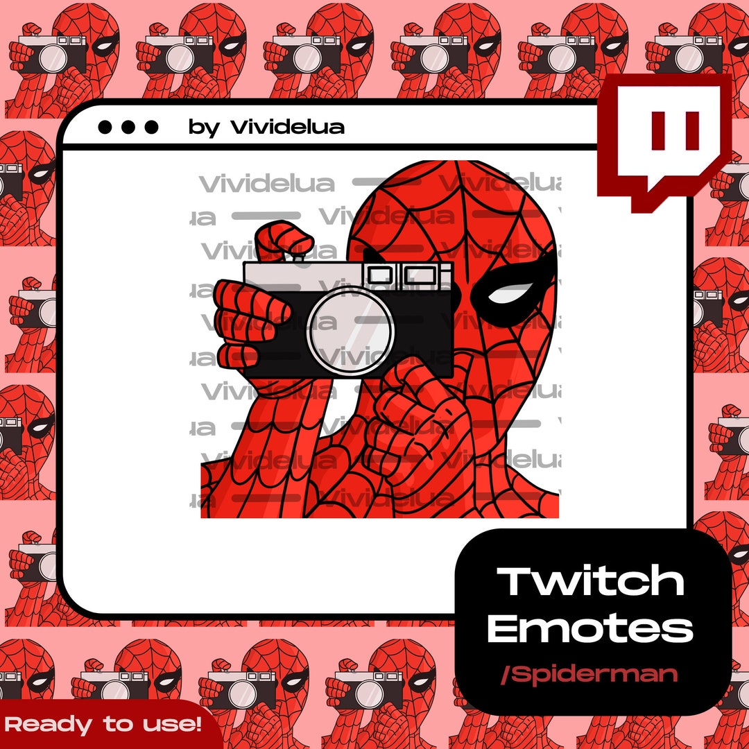 Twitch Emote - Spiderman Emote - Spiderman Meme - Funny Meme - Twitch ...
