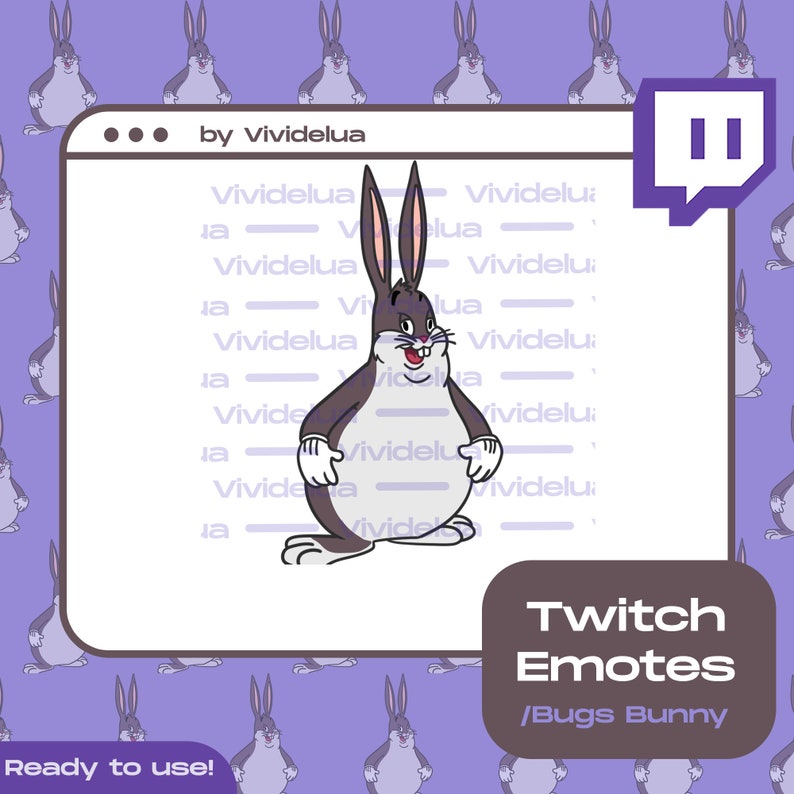 Twitch Emote - Bugs Bunny Emote - Bugs Bunny Meme - Funny Emote - Funny ...