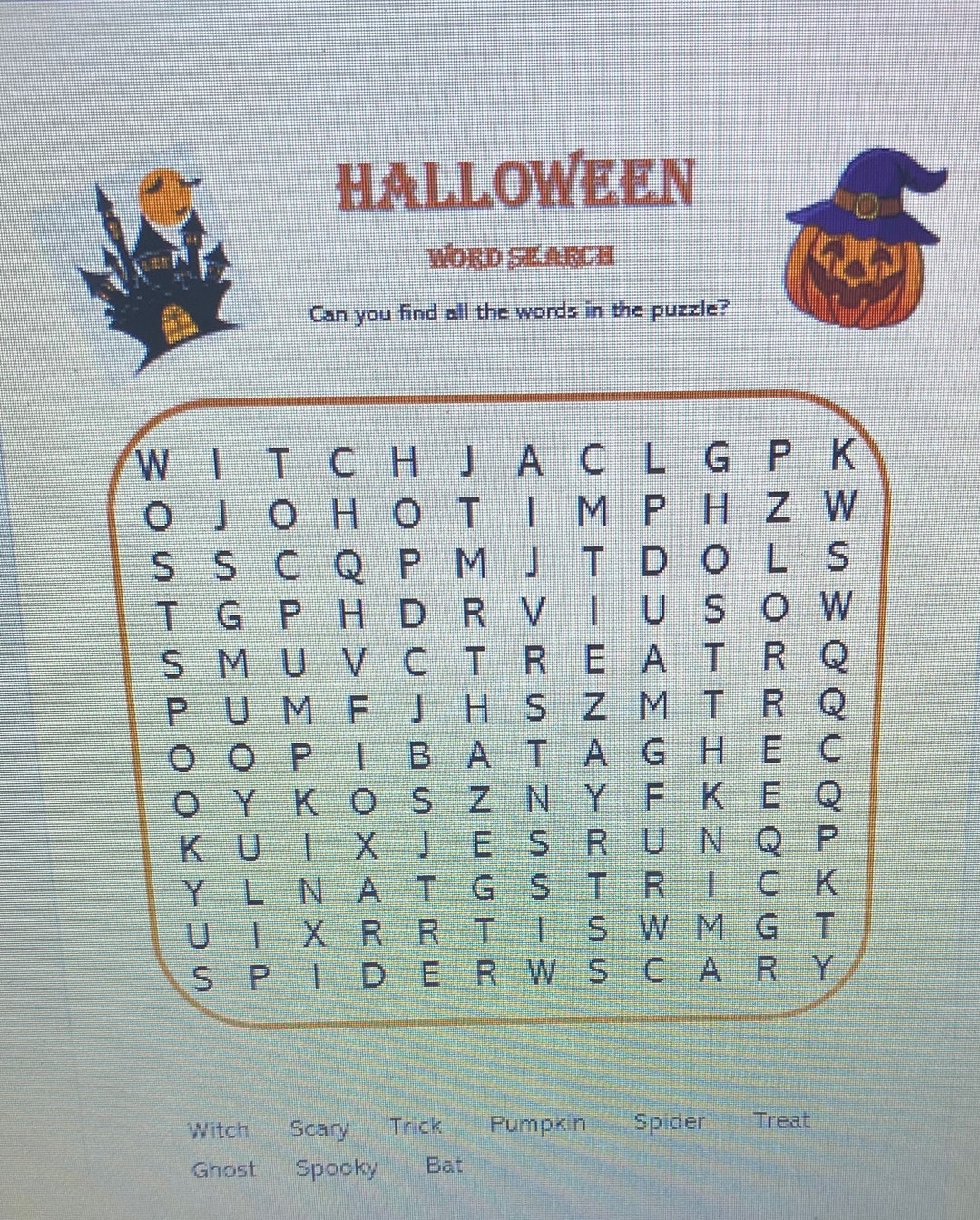 Word Searches - Etsy