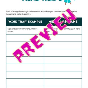 Mental Health Booklet - Etsy