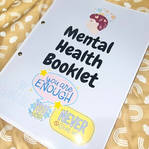 Mental Health Booklet - Etsy