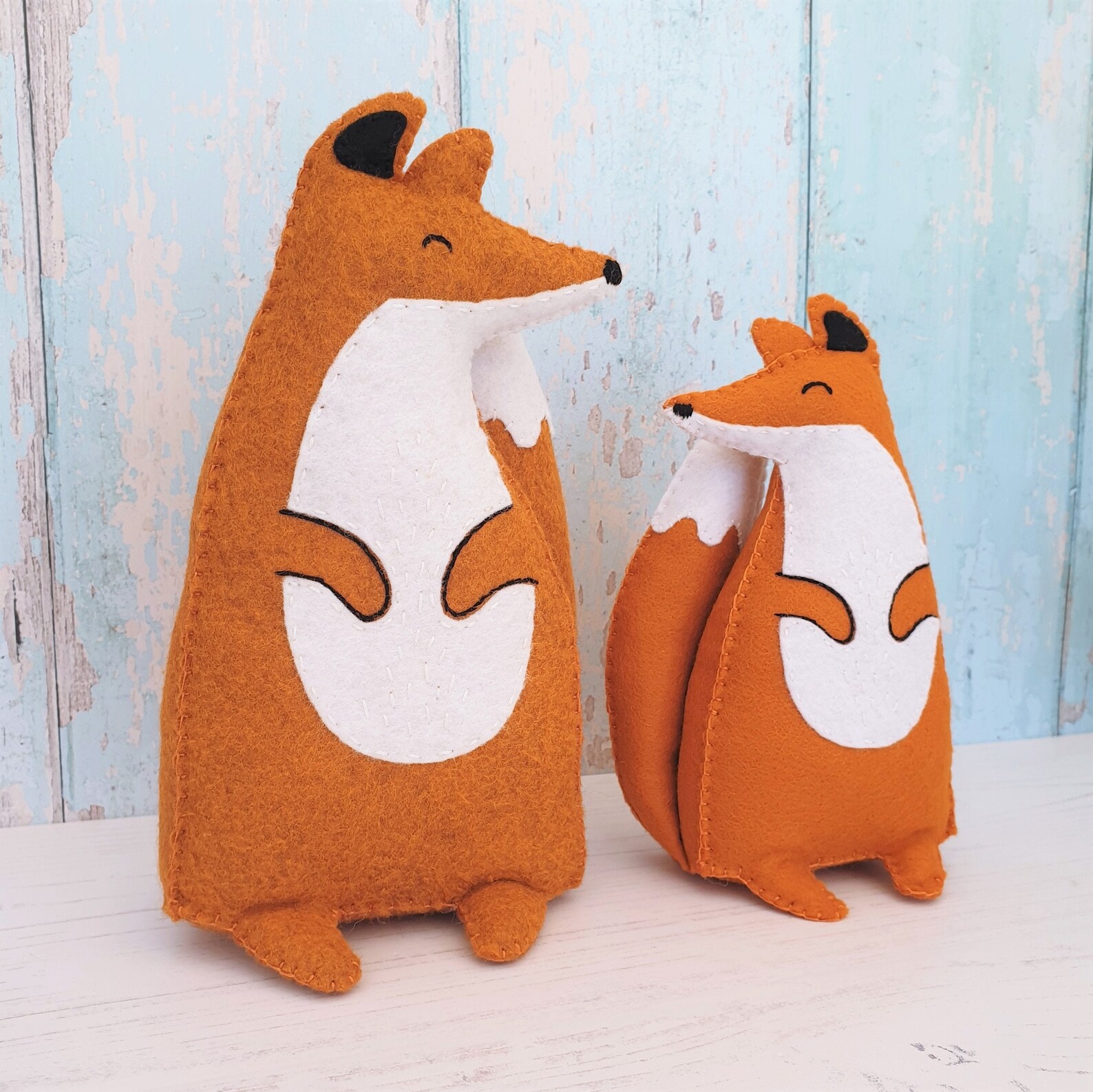 Felt Fox Digital Sewing Pattern, Fox Pdf, Felt Sewing Pattern Download ...