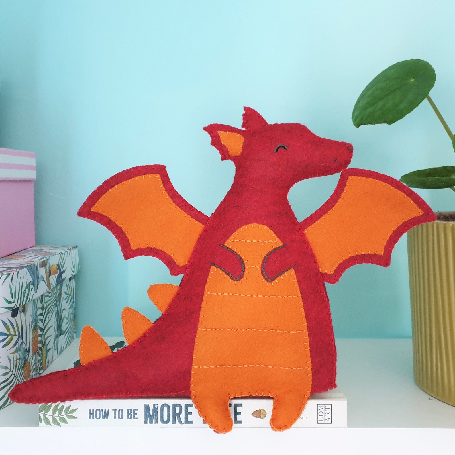 Dragon Sewing Pattern, Felt Sewing Pattern, Pdf Sewing Pattern, How to ...