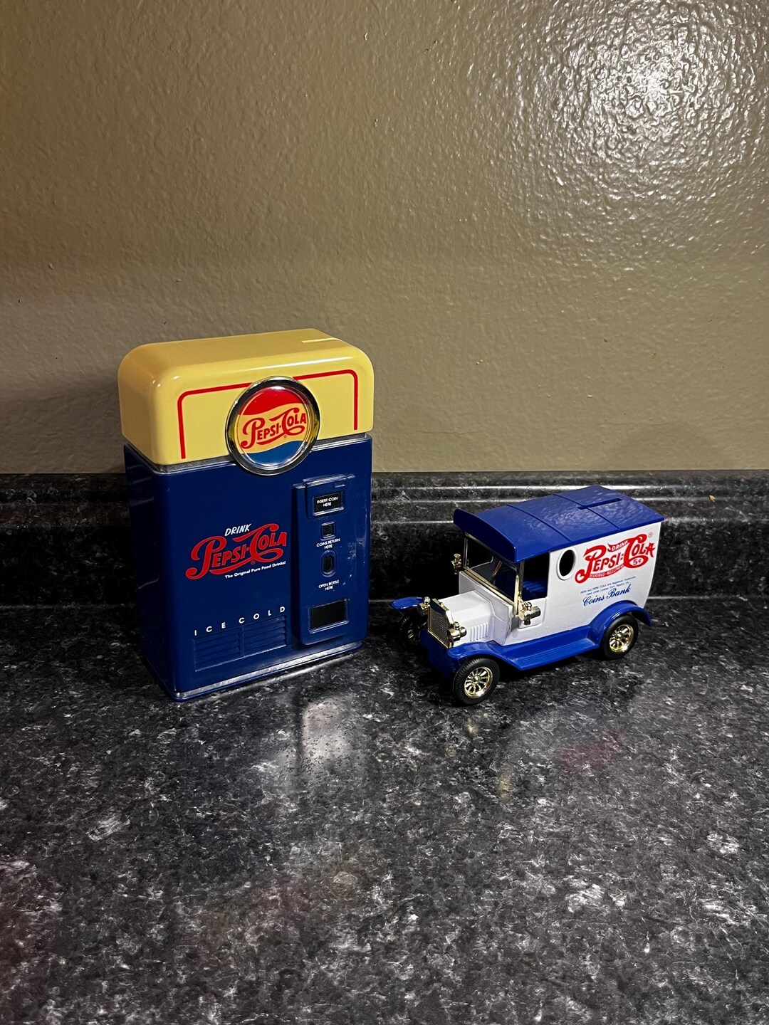 1996 Pepsi Coin Bank and Die Cast Truck Coin Bank Set - Etsy
